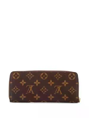 LOUIS VUITTON Clemence Wallet Monogram Canvas Small Wallets