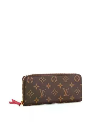 LOUIS VUITTON Clemence Wallet Monogram Canvas Small Wallets