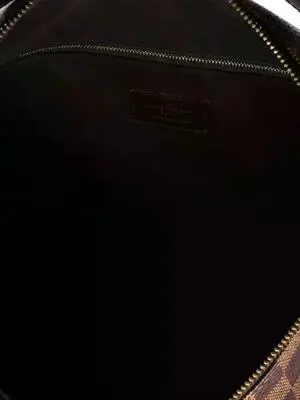 LOUIS VUITTON Portobello Damier Pm Hobo Bag - Brown