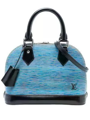 LOUIS VUITTON 2016 Epi Denim Alma Bb Satchel