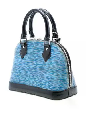 LOUIS VUITTON 2016 Epi Denim Alma Bb Satchel