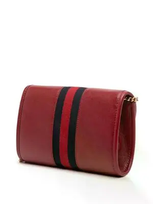 Gucci 2000-2015 Mini Leather Rajah Web Chain Crossbody Bag