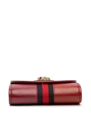 Gucci 2000-2015 Mini Leather Rajah Web Chain Crossbody Bag