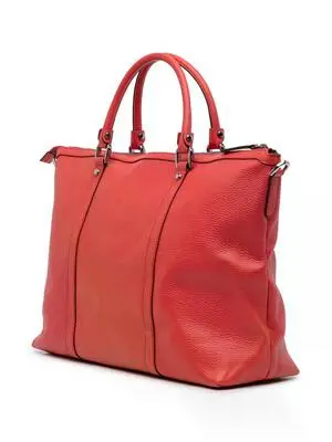 Gucci Leather Gg Charm Satchel