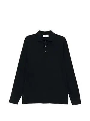 LARDINI Buttoned Polo Shirt - Blue