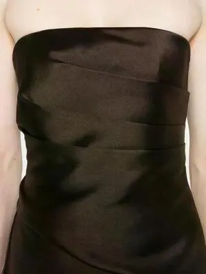 Solace London Alia Strapless Maxi Dress - Brown