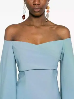 Solace London Rina Maxi Dress - Blue