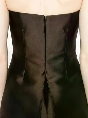Solace London Lucille Strapless Peplum Maxi Dress
