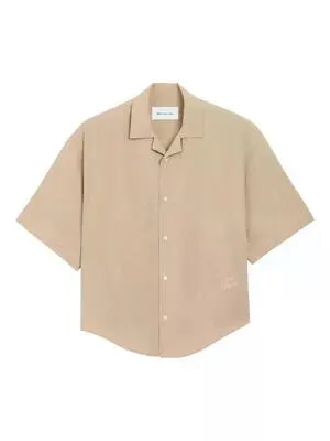AMI Paris Embroidered Short-sleeve Shirt
