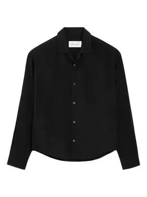 AMI Paris Boxy Embroidered Shirt - Black