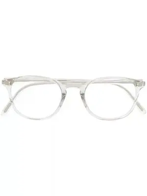 Oliver Spencer Finley Vintage Round-frame Glasses - Neutrals