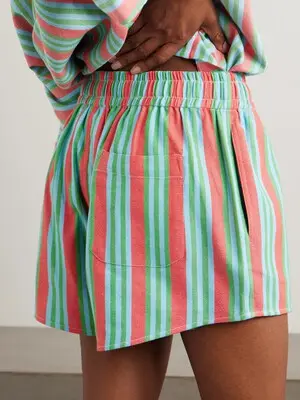 MARRAKSHI LIFE Striped Cotton Shorts