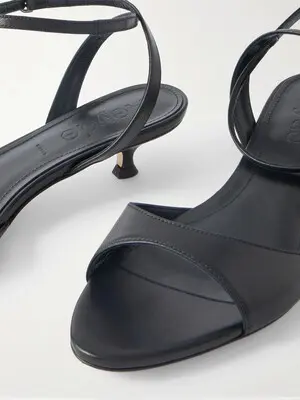 AeydĒ Zelia Leather Sandals - Black