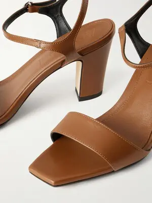AeydĒ Imogen Leather Sandals - Brown