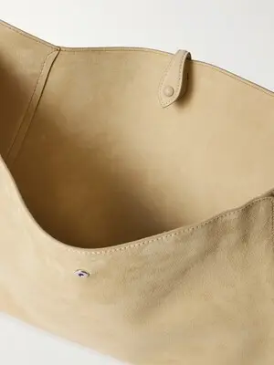 Polo Ralph Lauren Debossed Suede Shoulder Bag