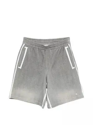 Emporio Armani Herringbone Side-stripe Shorts