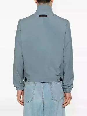 Brioni Zip-front Long-sleeve Jacket - Blue