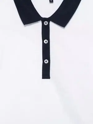 FAY Buttoned Collar Polo