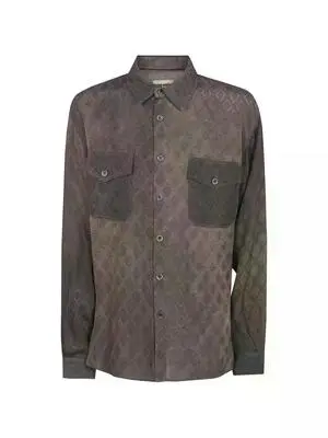 UMA WANG Buttoned Diamond Shirt