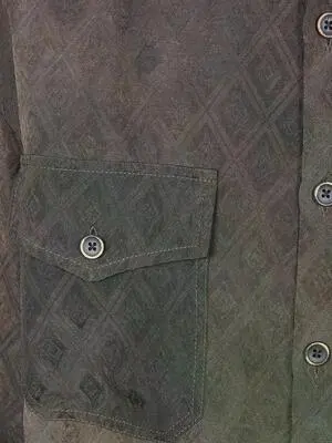 UMA WANG Buttoned Diamond Shirt