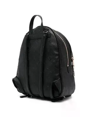 Guess Manhattan Embossed Zip Backpack - Black