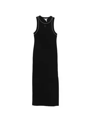 Dkny Beaded Sleeveless Midi Dress