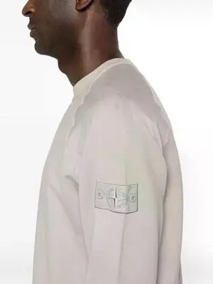 Stone Island Ghost Patch Crewneck Sweatshirt - Grey