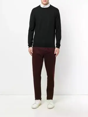 CRUCIANI Ribbed Trim Long Sleeve Sweatshirt