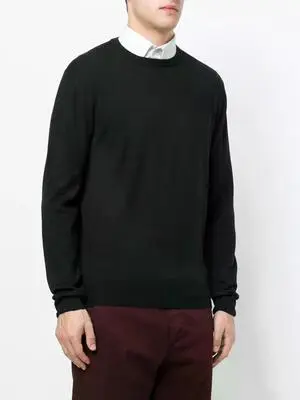 CRUCIANI Ribbed Trim Long Sleeve Sweatshirt