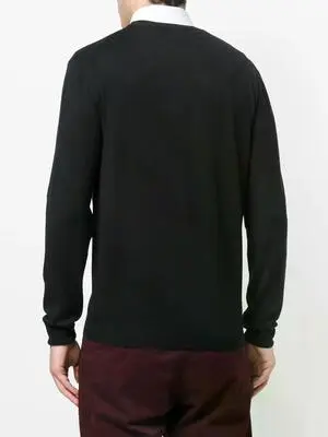 CRUCIANI Ribbed Trim Long Sleeve Sweatshirt