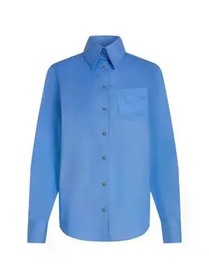 Karl Lagerfeld Everyday Poplin Shirt - Blue