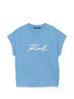 Karl Lagerfeld Rope-logo T-shirt