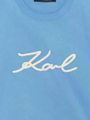 Karl Lagerfeld Rope-logo T-shirt