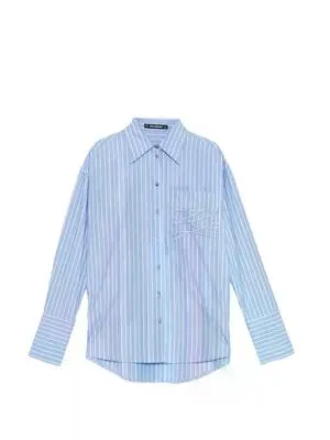 Karl Lagerfeld Autograph Striped Shirt - Blue