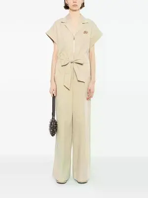 Karl Lagerfeld Shirt-collar Jumpsuit
