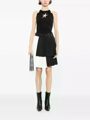 Karl Lagerfeld Asymmetrical Pleated Skirt