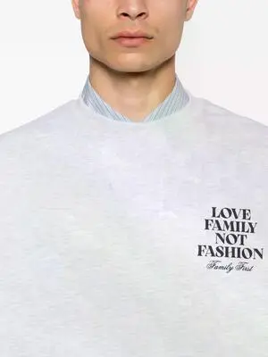 FAMILY FIRST Lettering Sweatshirt