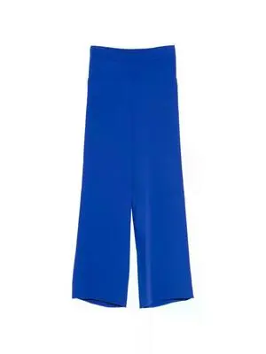 P.a.r.o.s.h Elasticated Palazzo Pants - Blue