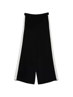 P.a.r.o.s.h Two-tone Palazzo Pants - Black