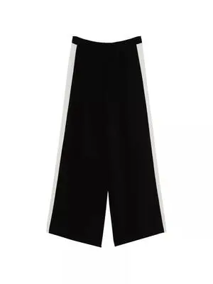 P.a.r.o.s.h Two-tone Palazzo Pants - Black