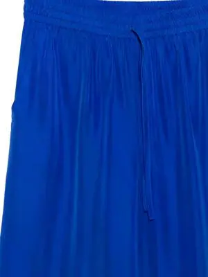 P.a.r.o.s.h Saxon Drawstring Palazzo Pants - Blue