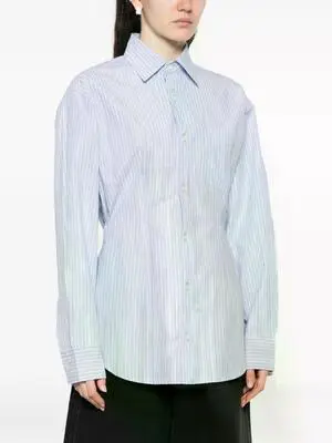 AGOLDE Striped Chest-pocket Shirt