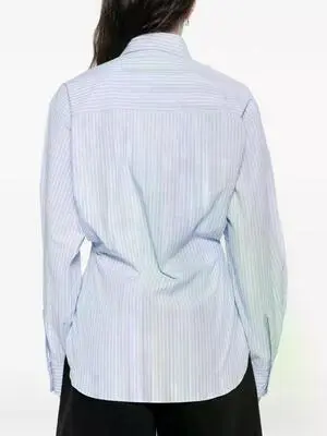 AGOLDE Striped Chest-pocket Shirt