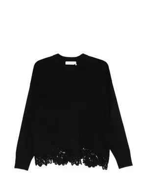 Zimmermann Luna Lace Trim Sweater