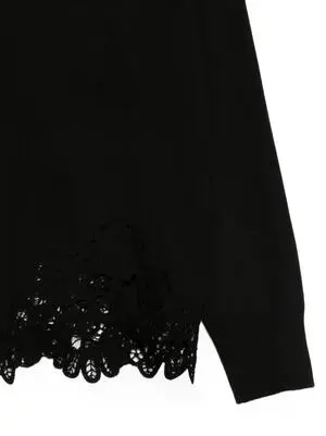 Zimmermann Luna Lace Trim Sweater