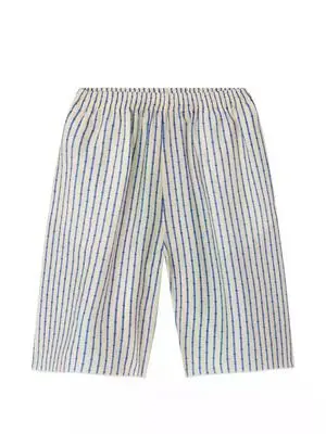 American Vintage Zivow Striped Shorts - Neutrals