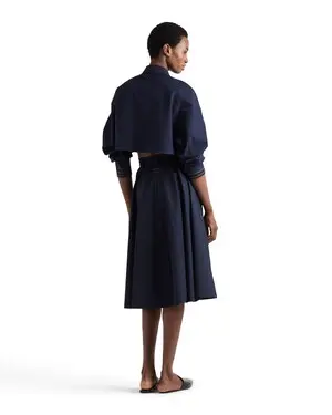 Prada Poplin Midi-skirt