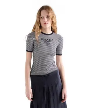 Prada Striped Silk Sweater