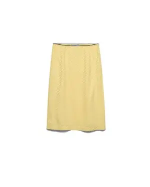 Prada Polka-dot Satin Skirt