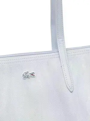 Lacoste Zipped Tote Bag - Blue